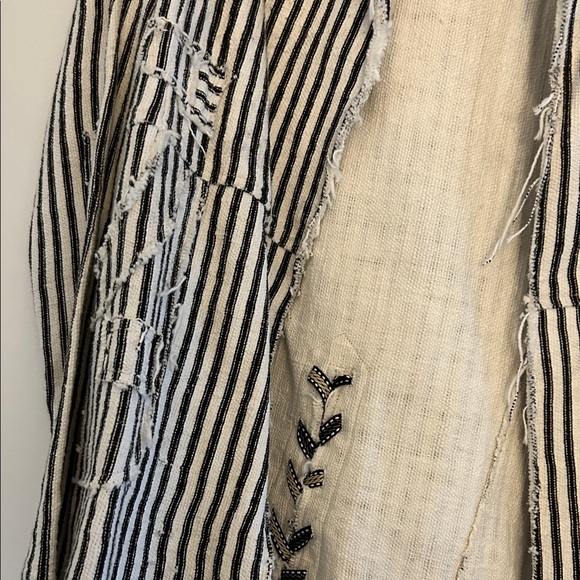 anacoco | Jackets & Coats | Anna Coco Black And White Striped ...